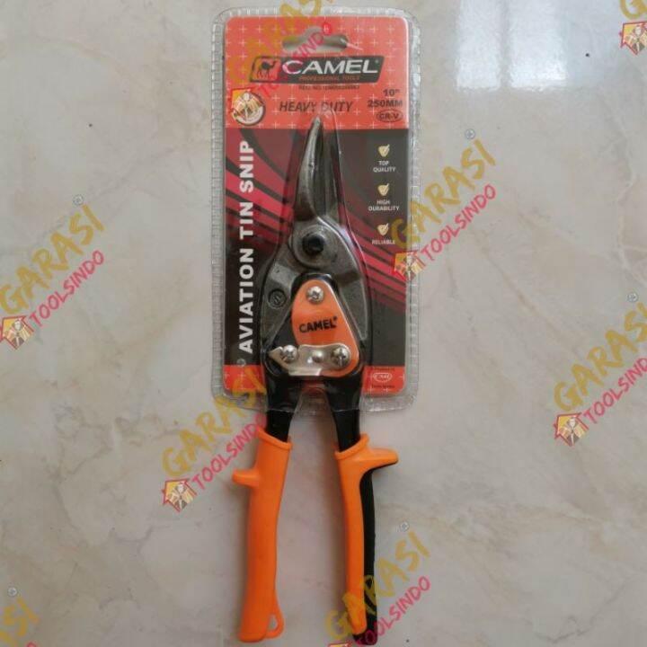 gunting holo 10 inchi Camel Heavy Duty gunting baja ringan | Lazada ...