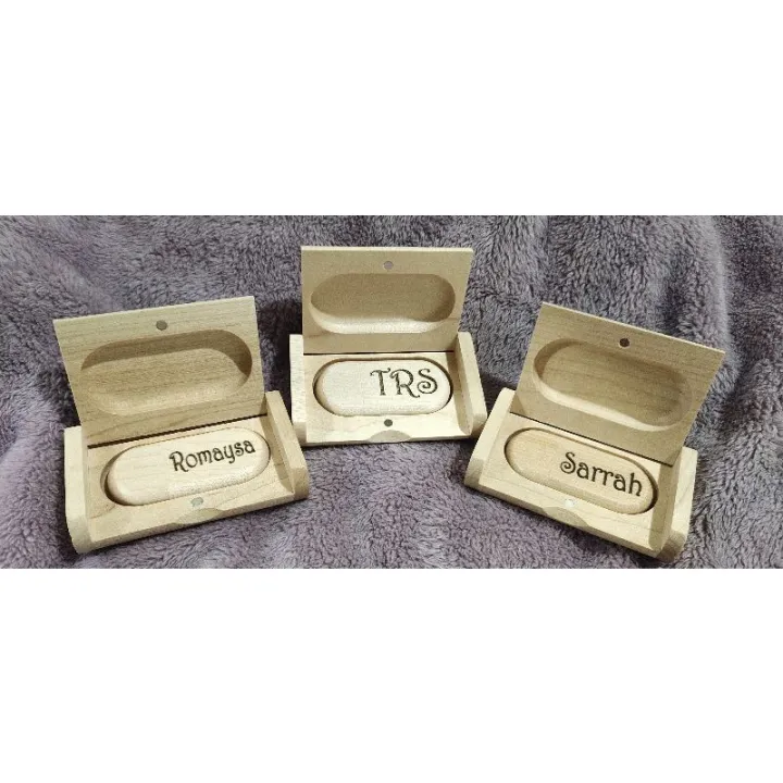 popular Wooden Flashdrive, Wooden Usb with Case Personalized, Laser ...