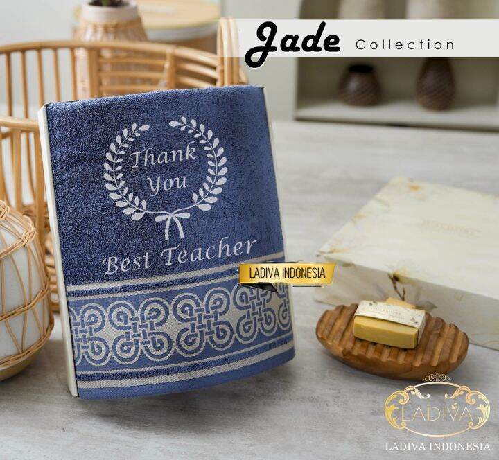 Kado Buat Guru - Gift Box Set Handuk Custom Nama + Exclusive Box + Free ...