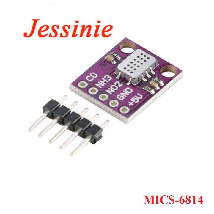Mics 6814 Air Quality Co No2 Nh3 Nitrogen Carbon Gas Sensor Module For
