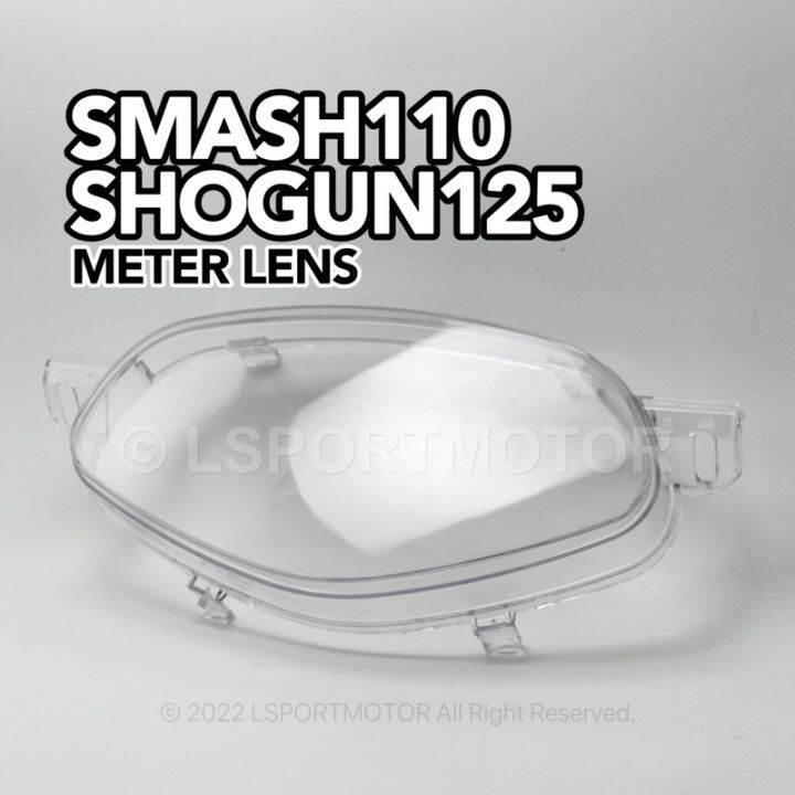 SUZUKI SMASH110 / SHOGUN125 METER LENS (CLEAR) METER COVER CASE SHOGUN ...