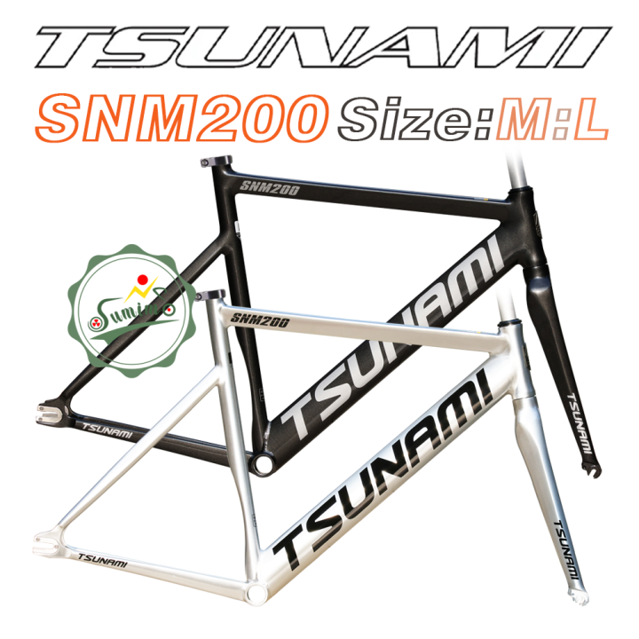 Sườn fixed gear TSUNAMI SNM200 phuộc nhôm | Lazada.vn