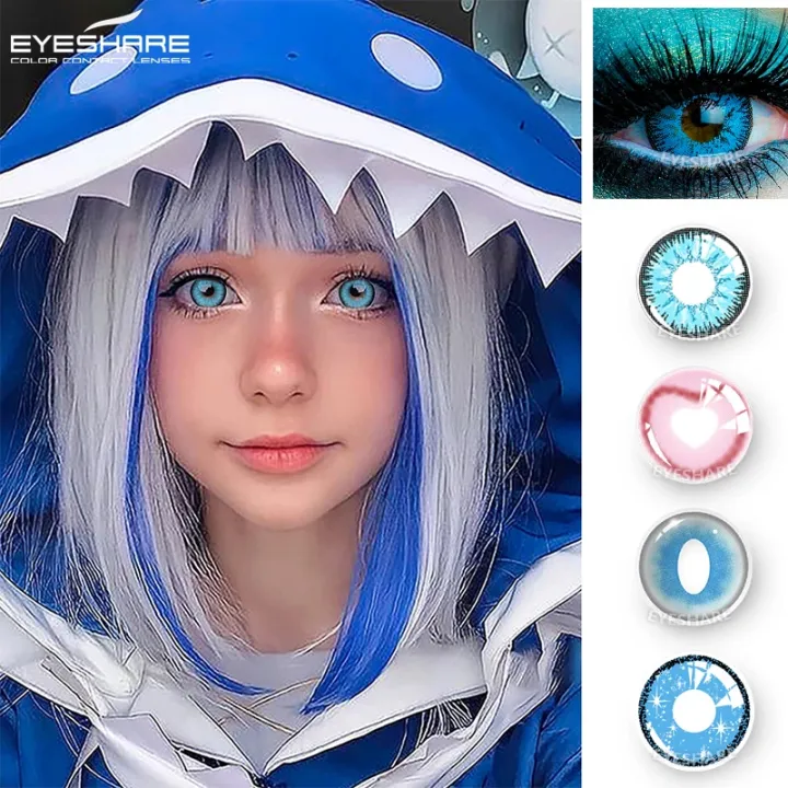 [ COD & READY STOCK ] Softlens Cosplay Anime Fashion Kartun Naruto ...