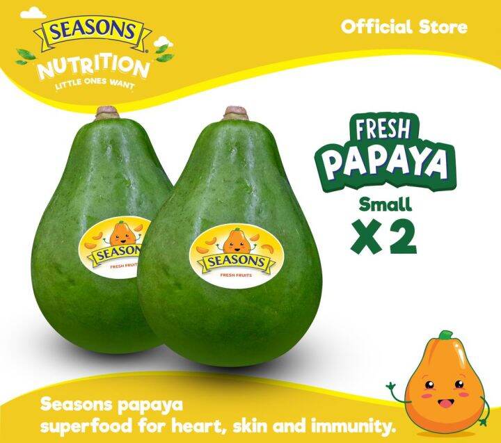 Seasons Fresh Papaya Small (Pack of 2) | Lazada PH