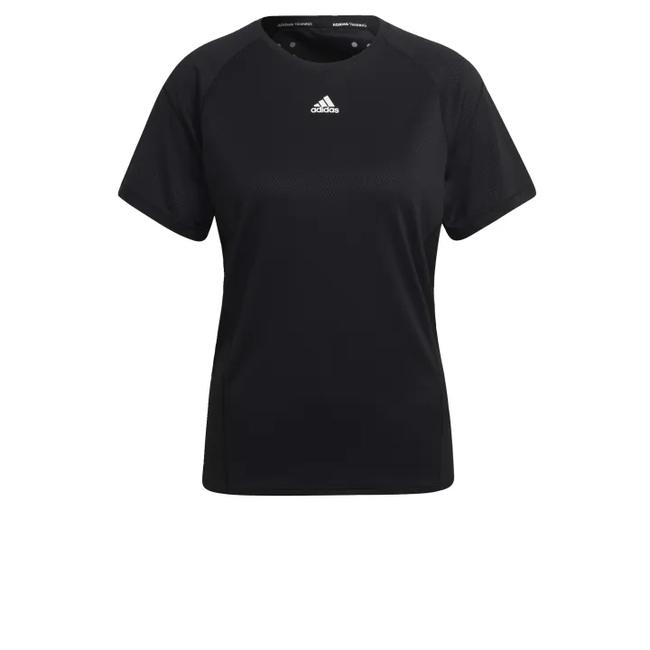 adidas TRAINING เสื้อยืดเทรนนิง HEAT.RDY ผู้หญิง สีดำ HC2785 | Lazada.co.th