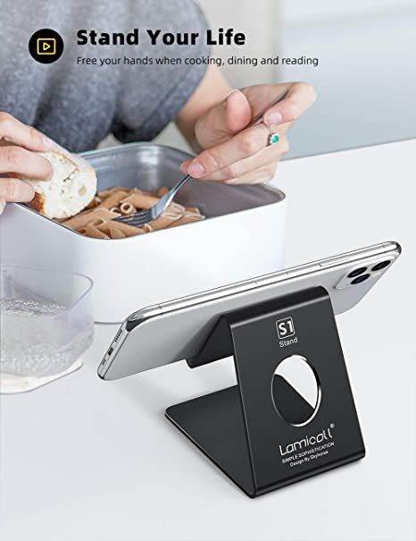 Lamicall Cell Phone Stand, Phone Dock: Cradle, Holder, Stand for Office ...
