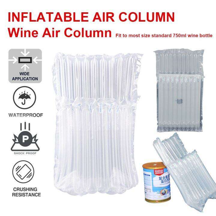 Air Column Bag L Shape Inflatable Air Bubble Wrap fragile for Milk ...