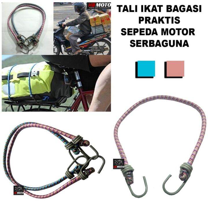 COD Tali bagasi motor pengikat barang di motor Strap Bungee Cord With ...