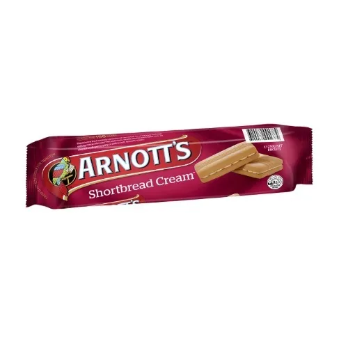 Arnott's Shortbread Cream แครกเกอร์ ขนม ขนมขบเคี้ยว ขนมปังสอดไส้ครีม ...