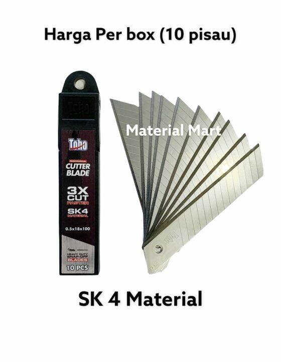 Isi Ulang Cutter Japan TOHO Black Premium Blade / Refill Pisau Cuter ...