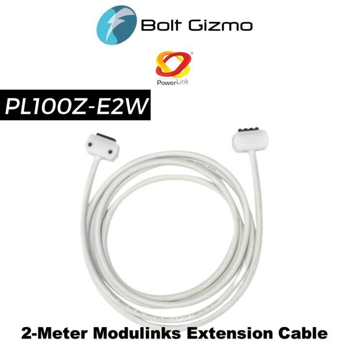 PowerLink PL100Z-E2W Socket 2-Meter Modulinks Extension Cable | Lazada