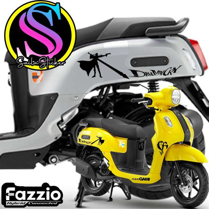 STICKER 171/STICKER CUTTING ANIME GAMI/STICKER MOTOR FAZZIO/STRIPING ...