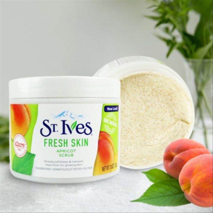 St Ives Fresh Skin Apricot Scrub Invigorating | Lazada