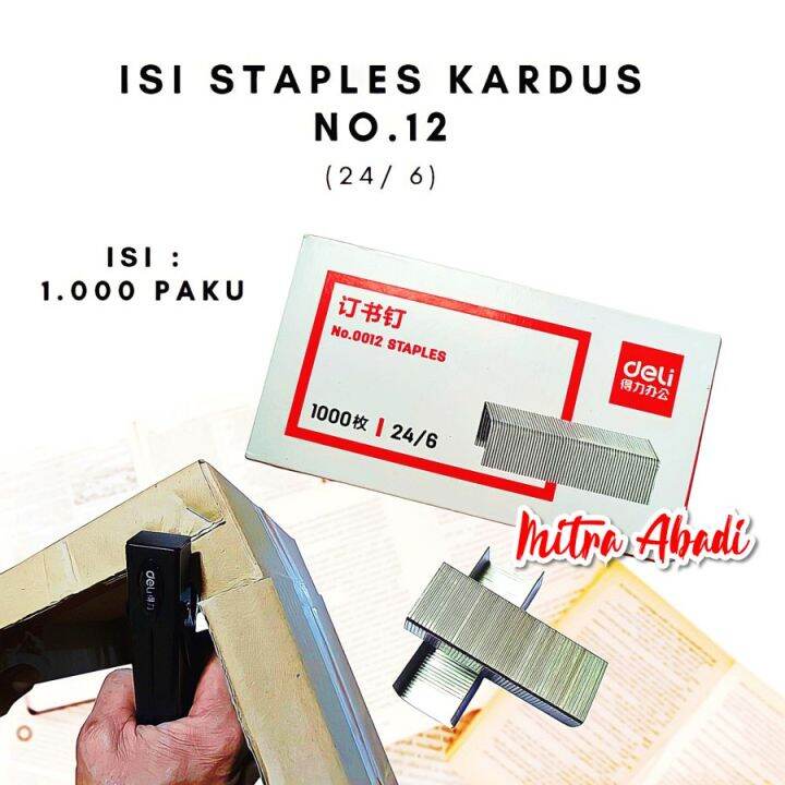 REFILL STAPLES ISI ULANG KARDUS STREPLES / STAPLES | Lazada Indonesia