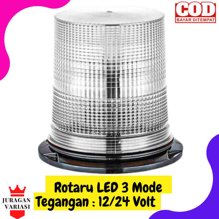 Lampu Variasi Rotari Rotary Mobil Truk Truck Canter Rotary LED 3 Mode ...