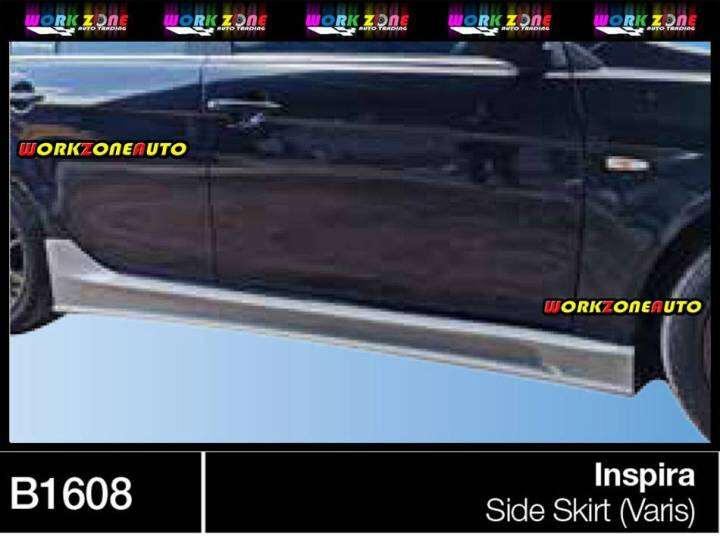 B1608 Proton Inspira Mitsubishi Lancer Fiber Side Skirt (Varis) Body kit Bodykit | Lazada