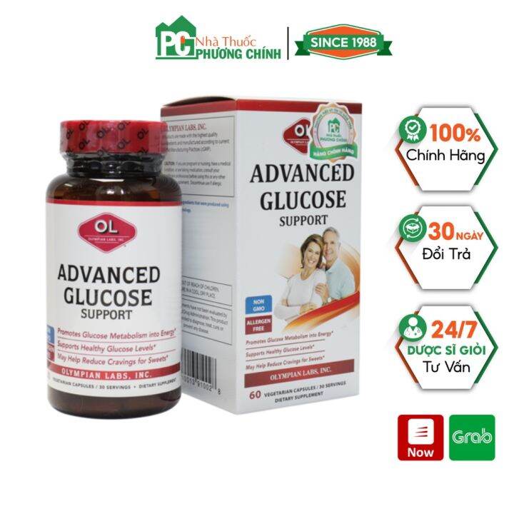 Viên Uống Tiểu Đường Advanced Glucose Support Olympian Labs - Ngăn Ngừa ...