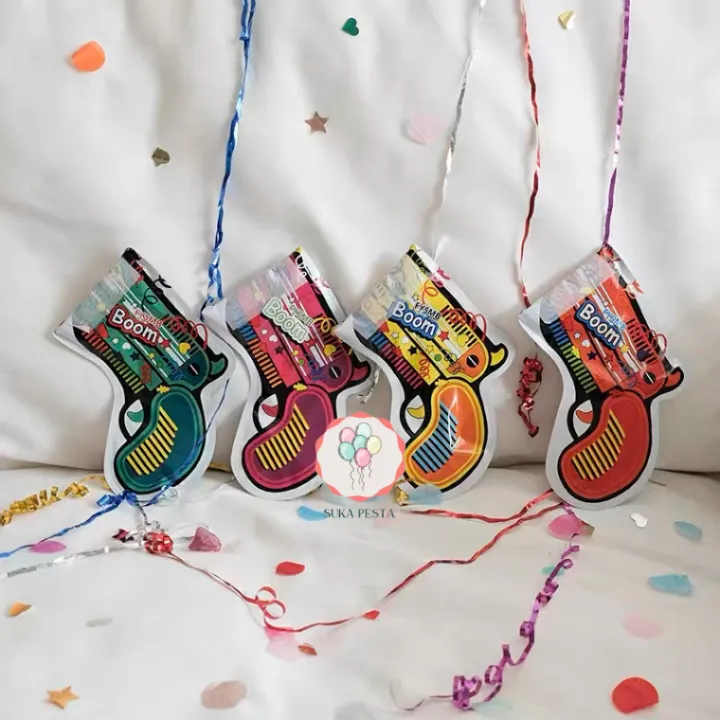 KONFETTI POPPER / PISTOL CONFETTI / CONFETTI GUN / PARTY POPPER ...