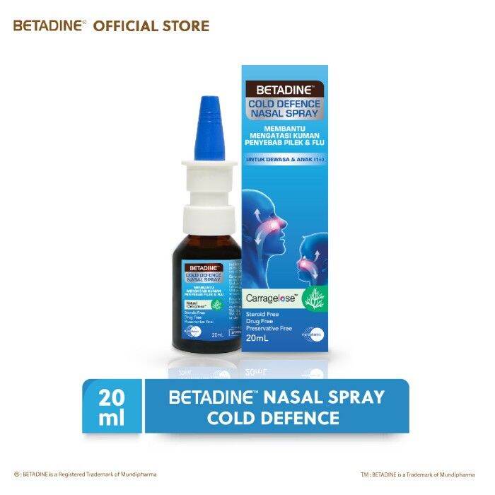 Betadine Cold Defense Nasal Spray - Obat Semprot Hidung | Lazada Indonesia