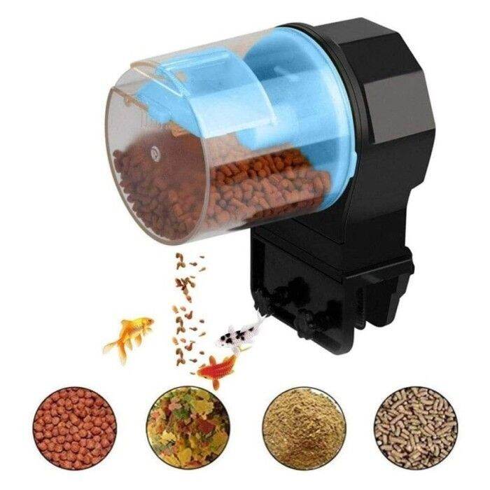 Dispenser Makanan Ikan Otomatis Fish Feeder Timer Automatic Fish Food ...