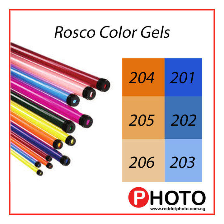 Rosco E-Colour CTO and CTB Strobist Gels Color filters 21" x 48" (53cm x 120cm) | Lazada Singapore