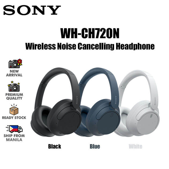 Sony WH-CH720N Wireless Bluetooth Noise Canceling Headphones Bluetooth 5.2 Headphones with Mic ...
