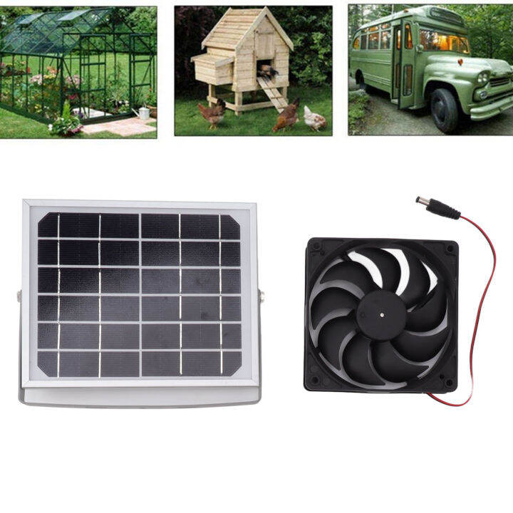 Solar Panel Powered Fan Kit 10W Eco Friendly Energy Saving Solar ...