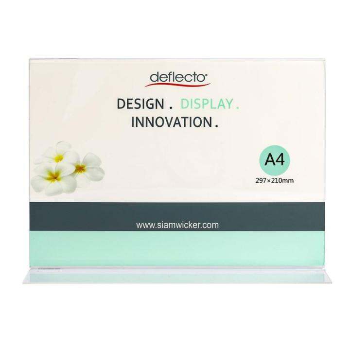 ป้ายโบรชัวร์แนวนอน A4 Deflect-o 47701-TL | Lazada.co.th