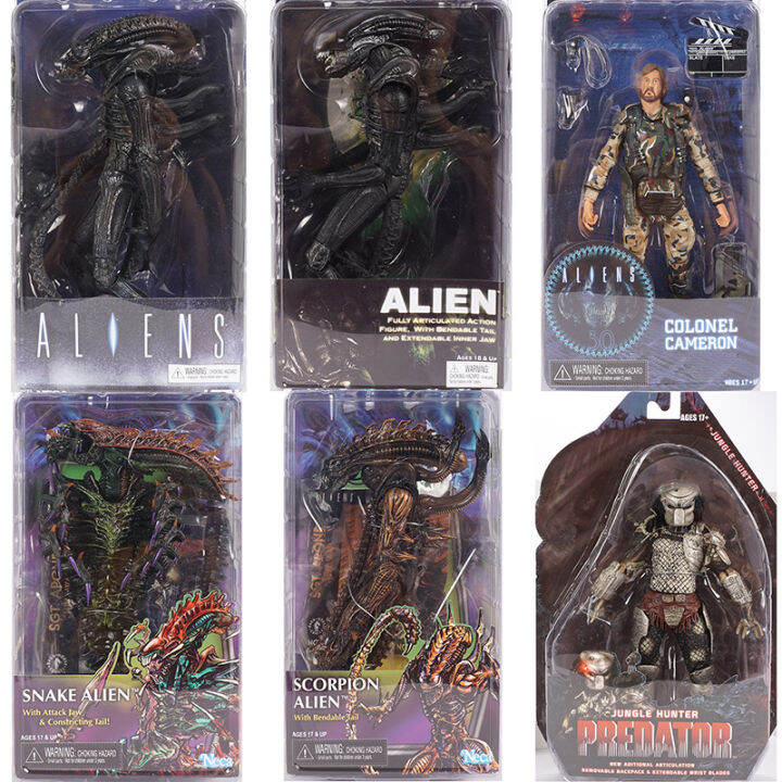 NECA Aliens Snake Scorpion Classic Movie Alien vs. Predator Action ...