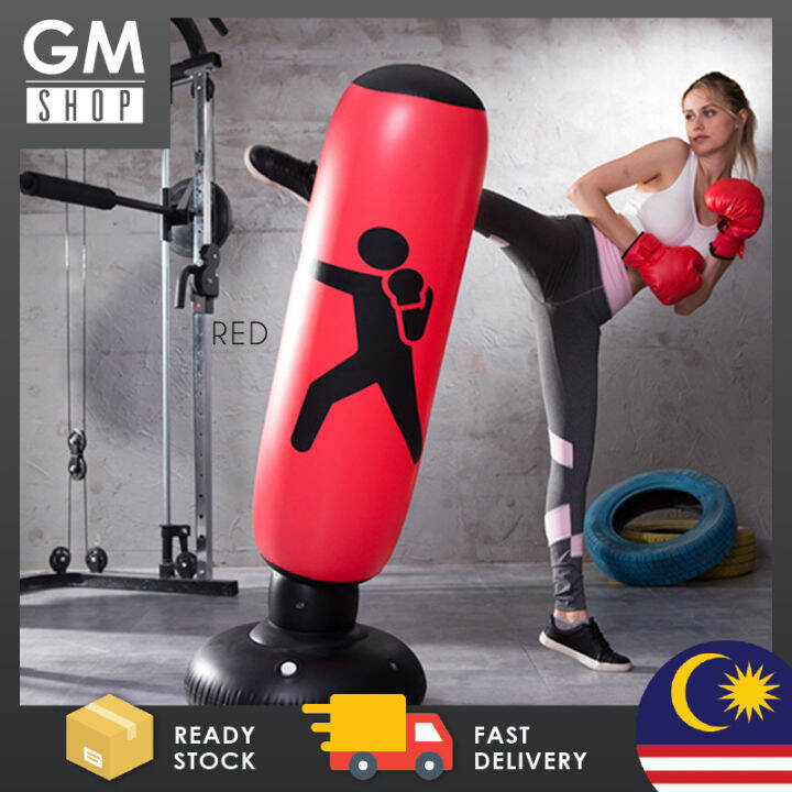 GMshop Vertical Inflatable Boxing Column Training Fitness Boxing ...