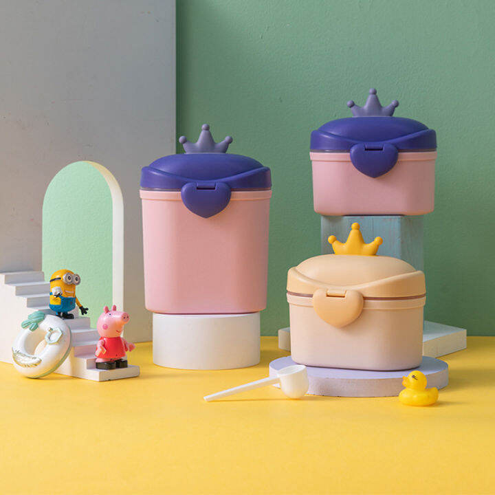 Baby-bala กล่องเก็บอาหารเด็กแบบพกพา,กล่องใส่นมเด็กกล่องใส่ขนมสำหรับเด็ก ...