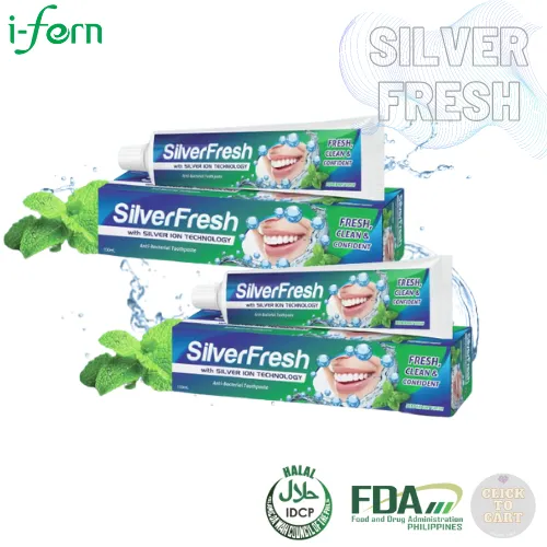 SIlverFresh Toothpaste With Silver Ion Technology 100ml (2 pcs) | Lazada PH