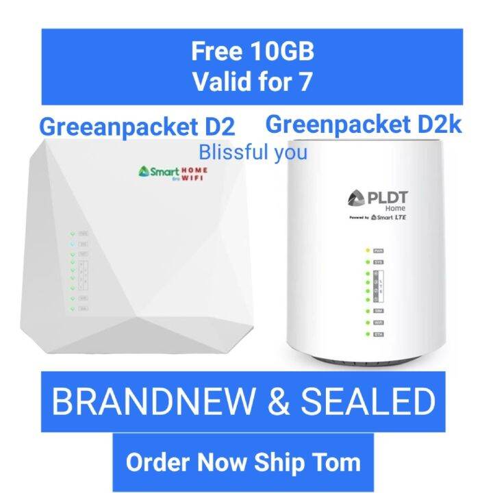 PLDT Home Prepaid Wi Fi Green-Pocket-D2k (CAT6) - Smart Locked and ...