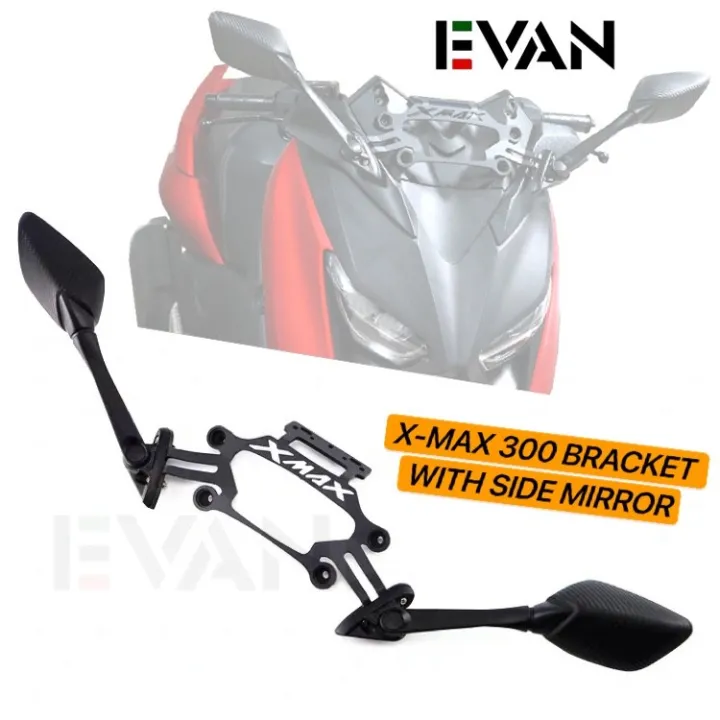 Yamaha Xmax 300 With Carbon Side Mirror And windshield Bracket/Side ...
