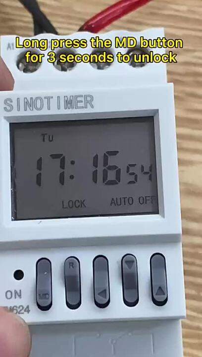 DIN Rail Digital 40 Groups School or Factory Automatic Bell Timer ...