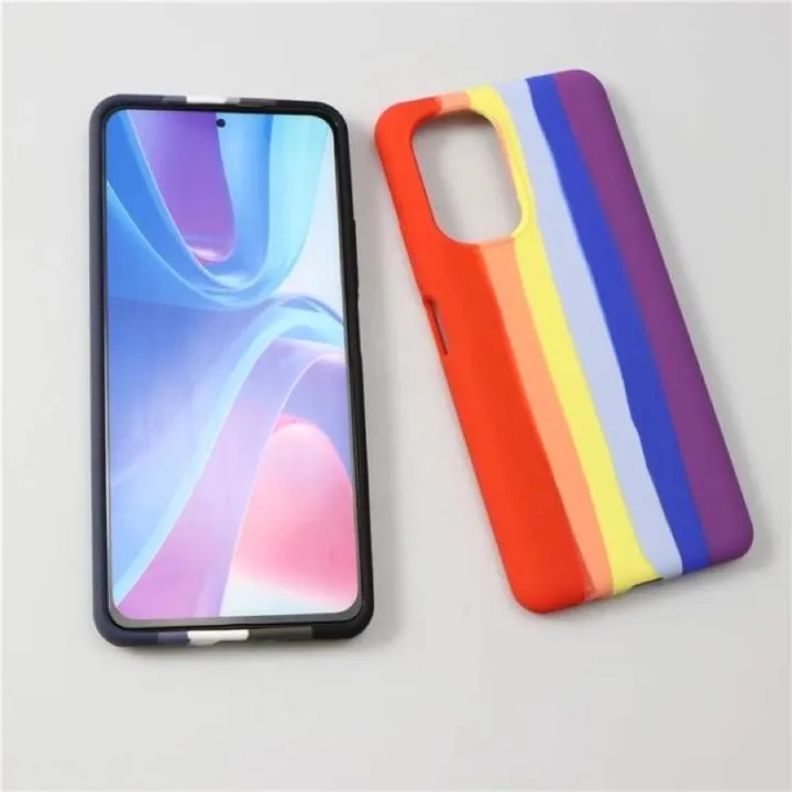 เคสสายรุ้ง Redmi Note 10 (4G)/Note 10s/Note 105Gเคสสายรุ้ง บุกำมะหยี่ ...