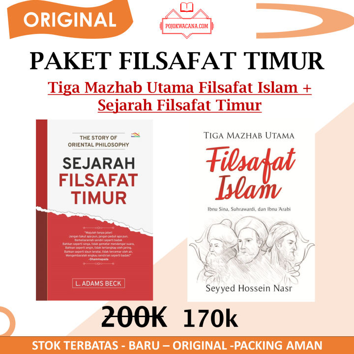 Buku Original – Paket Sejarah Filsafat Timur + Tiga Mazhab Utama Filsafat ISlam | Lazada Indonesia