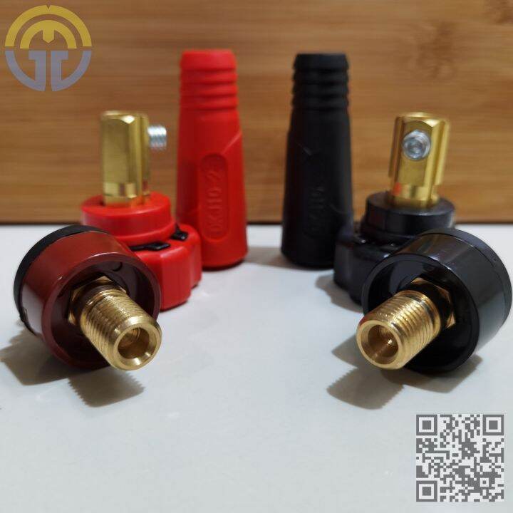 Welding Cable Connector Threaded Plug and Socket Set DKJ 10-25 250A ...