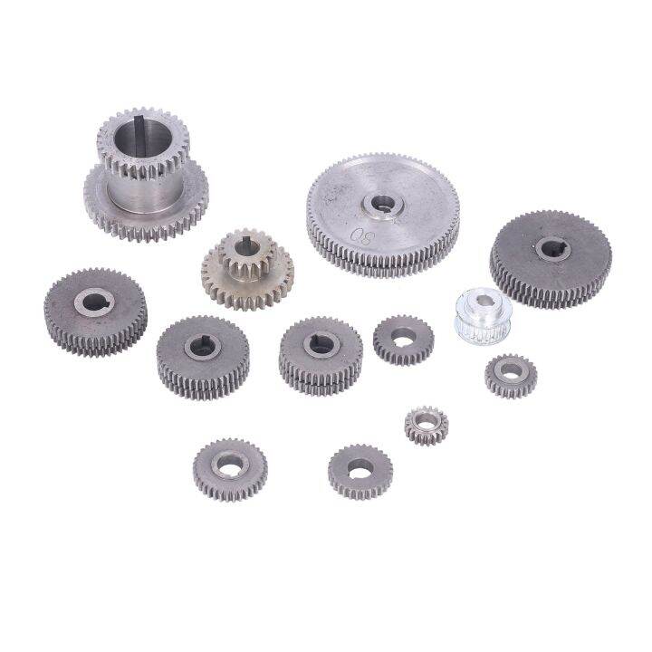 Mini Gears Set HT250 Gray Iron Metal Gear Kit with Belt Pulley for ...