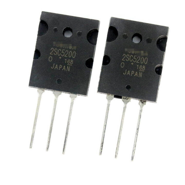 1 คู่เดิม 2SA1943 + 2SC5200 TO-3PL A1943 C5200 PNP NPN 15A 230 โวลต์ 150 วัตต์ขยายอำนาจซิลิคอน ...