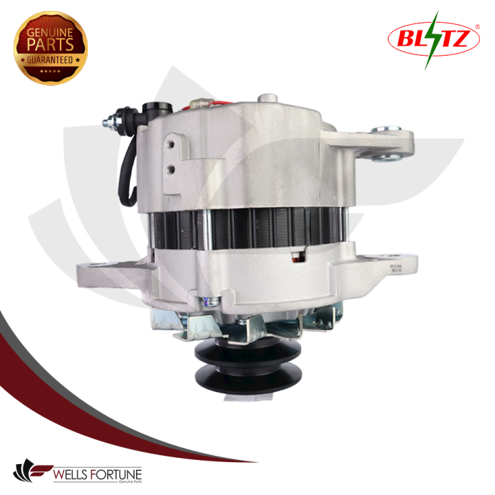 ISUZU 6WA1 12PD1 24V / 50A 2 PULLEY BLITZ ALTERNATOR ASSEMBLY 6 MONTHS ...