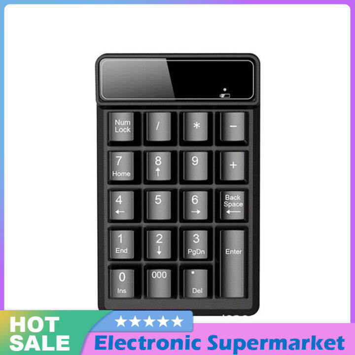 Wireless Numeric Keyboard Suspended Mechanical Feeling 19 Key Numpad ...