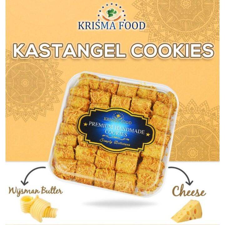krisma food kue kering klasik kastengels sagu keju premium cookies ...