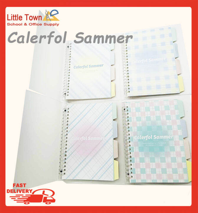 Wengu Loose-leaf transparent binder notebook size A5 / 60sheets Random ...