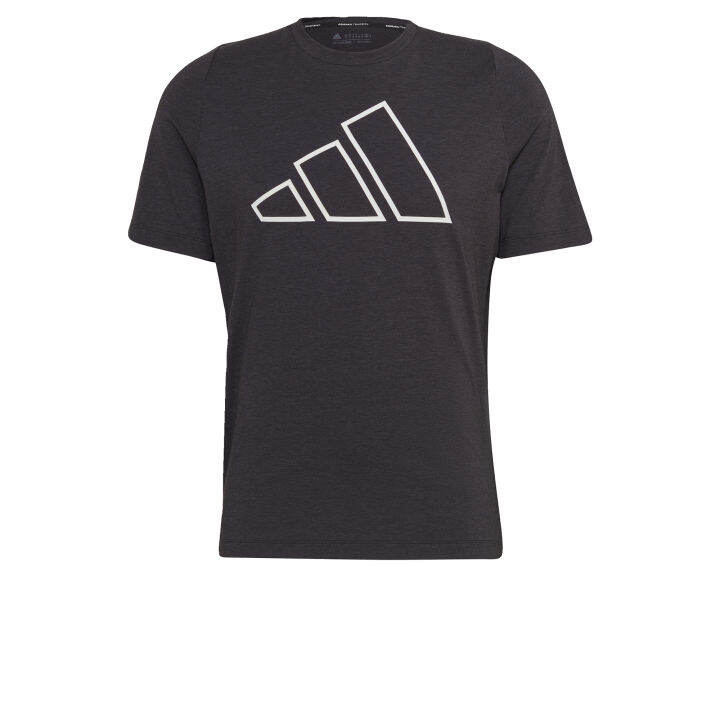 adidas เทรนนิง เสื้อยืดเทรนนิง Train Icons 3-Bar ผู้ชาย สีดำ HK9529 ...