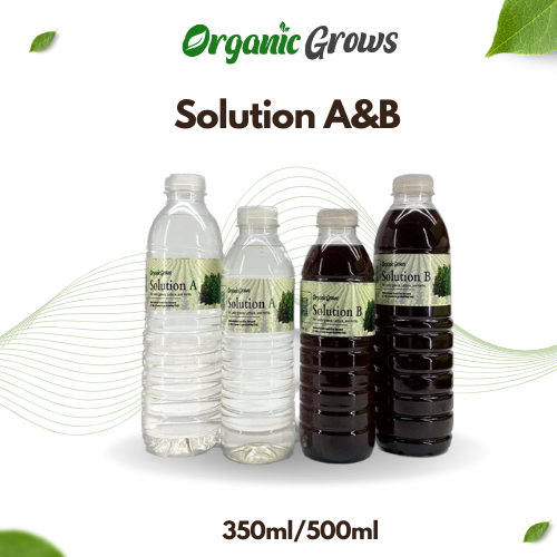 OrganicGrows Solution A&B (Liquid Hydroponics Formula) Complete ...
