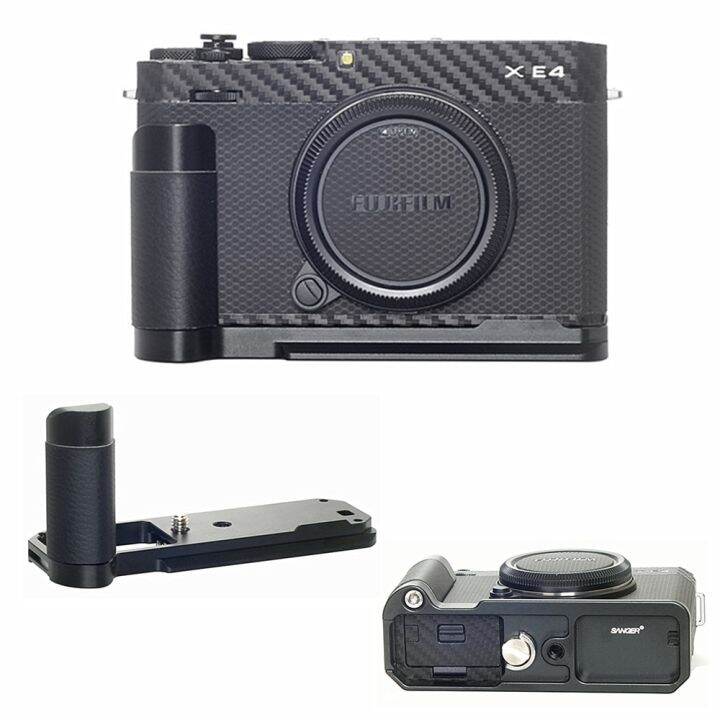 XE4 Metal Hand Grip Quick Release Plate L Bracket Holder for Fujifilm X ...