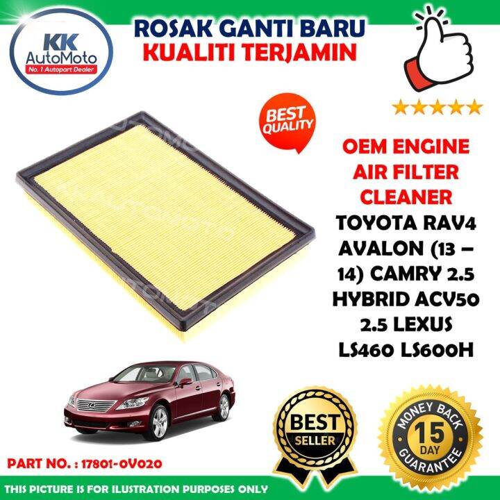 OEM Engine Air Filter Cleaner Toyota Rav4 Avalon (13 – 14) Camry 2.5 ...