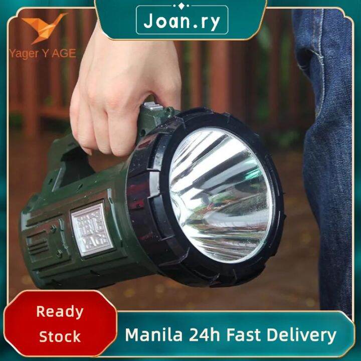 LED searchlight spotlight large beam long - range flashlight ...