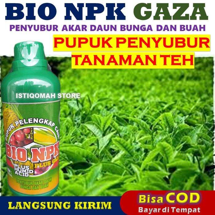 Pupuk Penyubur Tanaman Teh BIO NPK GAZA 500ML Pupuk NPK Cair yang Bagus ...